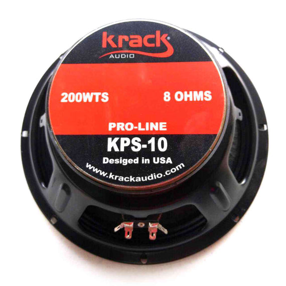 BOCINA 10" SUELTA 8 OHMS PROFESIONAL KRACK KPS-10 | Hergui Musical