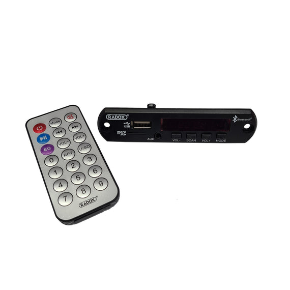 MODULO MP3 CON BLUETOOTH/FM/USB/SD/AUXILIAR RADOX 870-280 | Hergui Musical