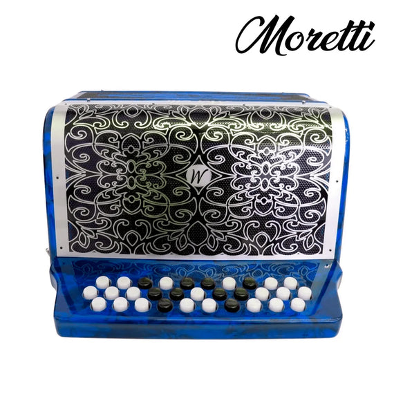 Acordeón MORETTI de botones, tono de Sol, 31 botones, 12 bajos, de ...